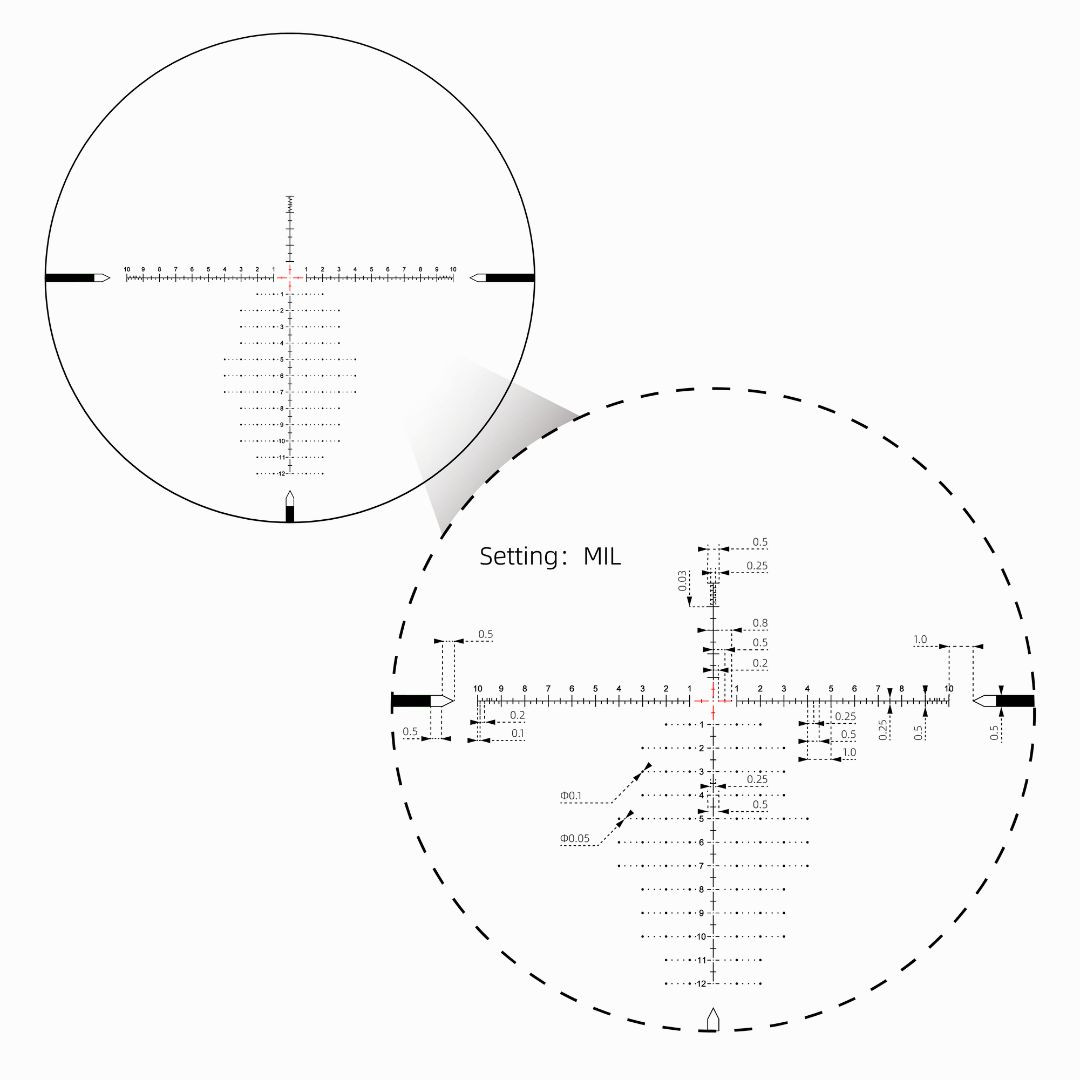 Vector Optics Taurus 4-16x44 HD FFP IR VTA-3 1/10MIL 34mm Rifle Scope