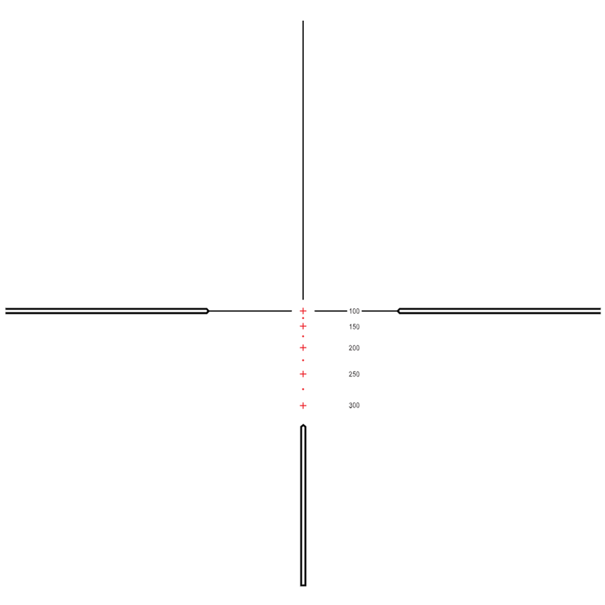 Hawke Vantage IR 4-12x40 Rimfire .22 WMR AO Rifle Scope