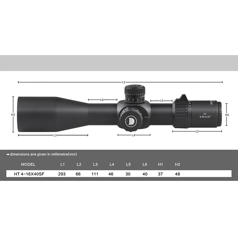 WIN A: Discovery Optics HT 4-16x40 FFP 1/4 MOA Side Focus Locking ...