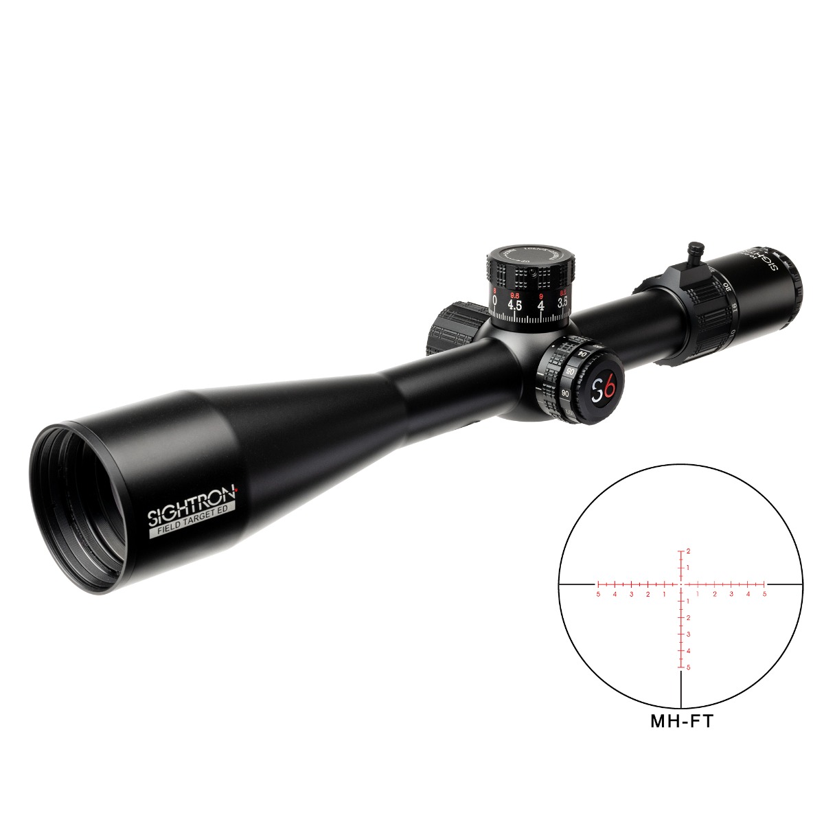 SIGHTRON S6 10-60x56 ED Field Target Riflescope w/ MH-FT Reticle