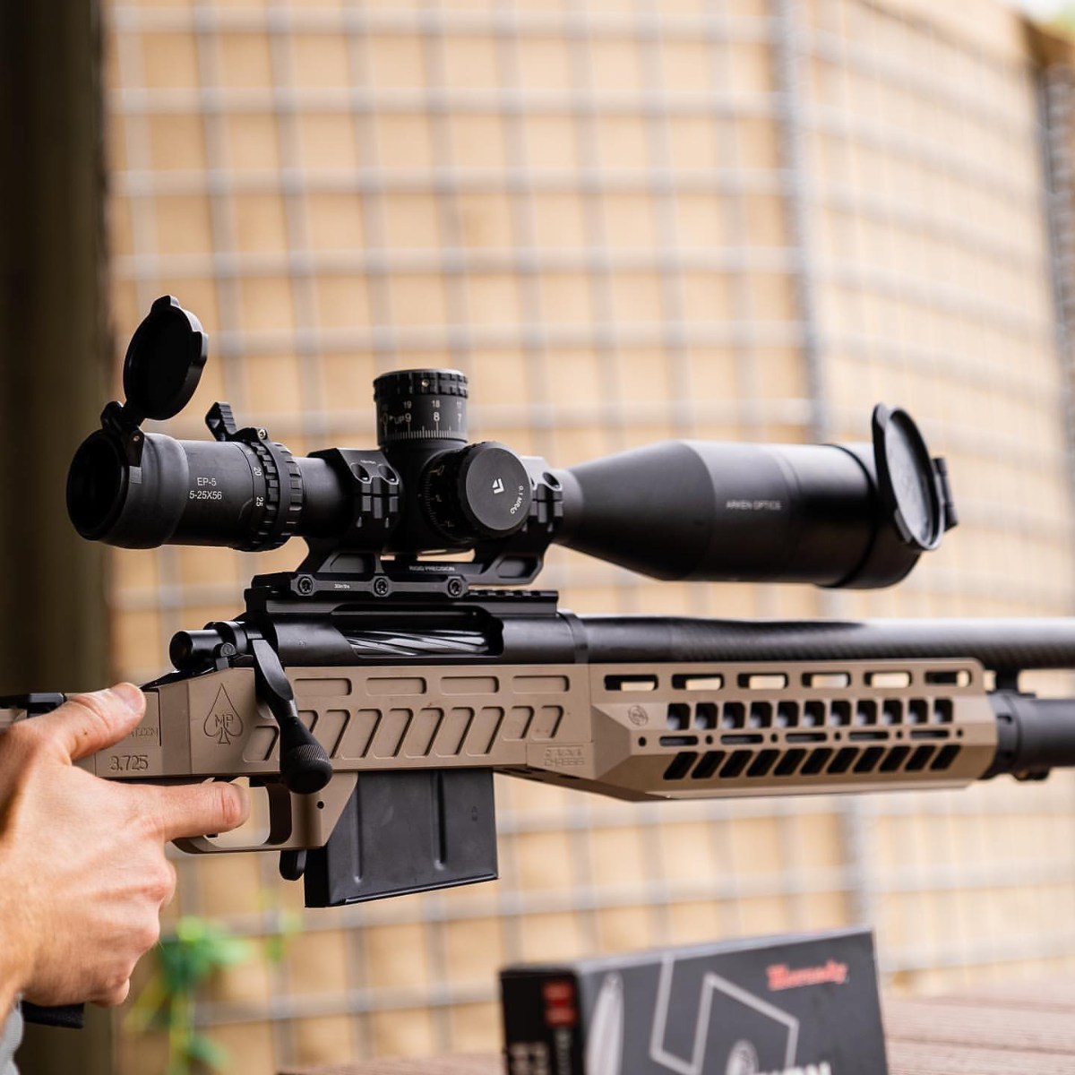 Arken Optics EP5 5-25X56 FFP VPR Illuminated Rifle Scope