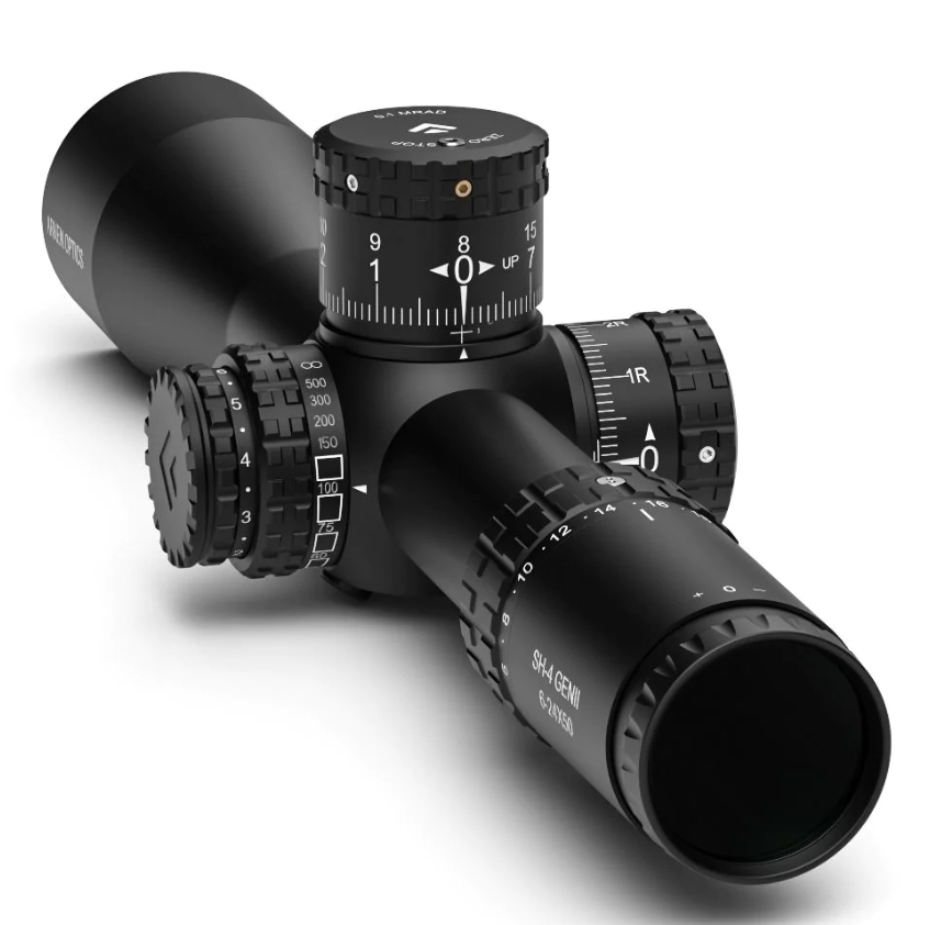Arken Optics SH4 6-24x50 GEN2 FFP VPR Illuminated Rifle Scope