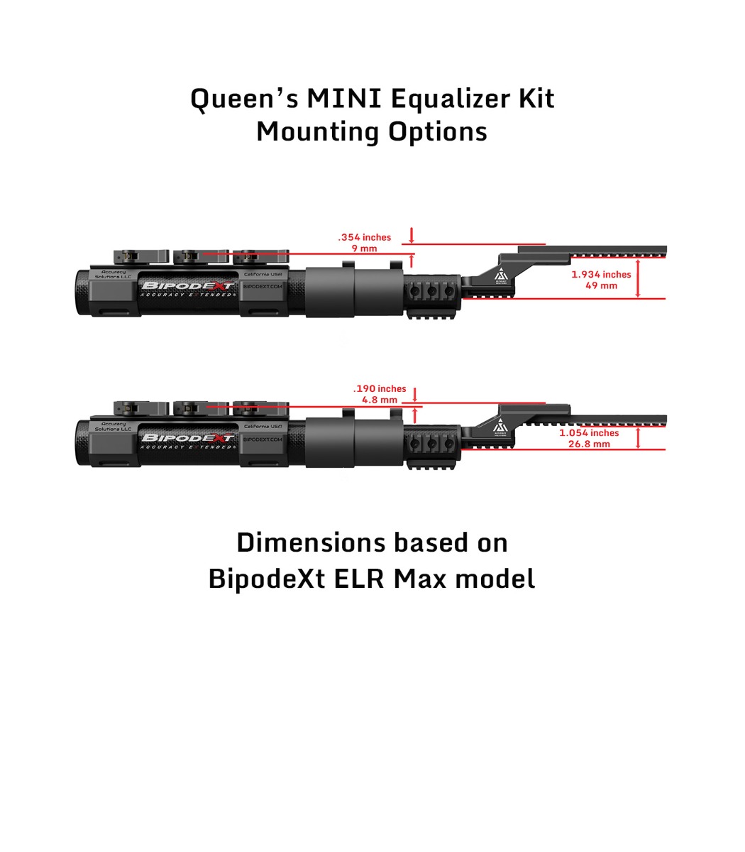 Accuracy Solutions The Queen's MINI Equalizer Kit for BipodeXt