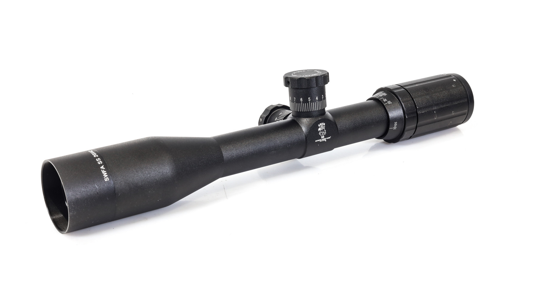 Ex-Demo SWFA SS 20x42 MOA-Quad Tactical Rear Focus Rifle Scope - DEM0522