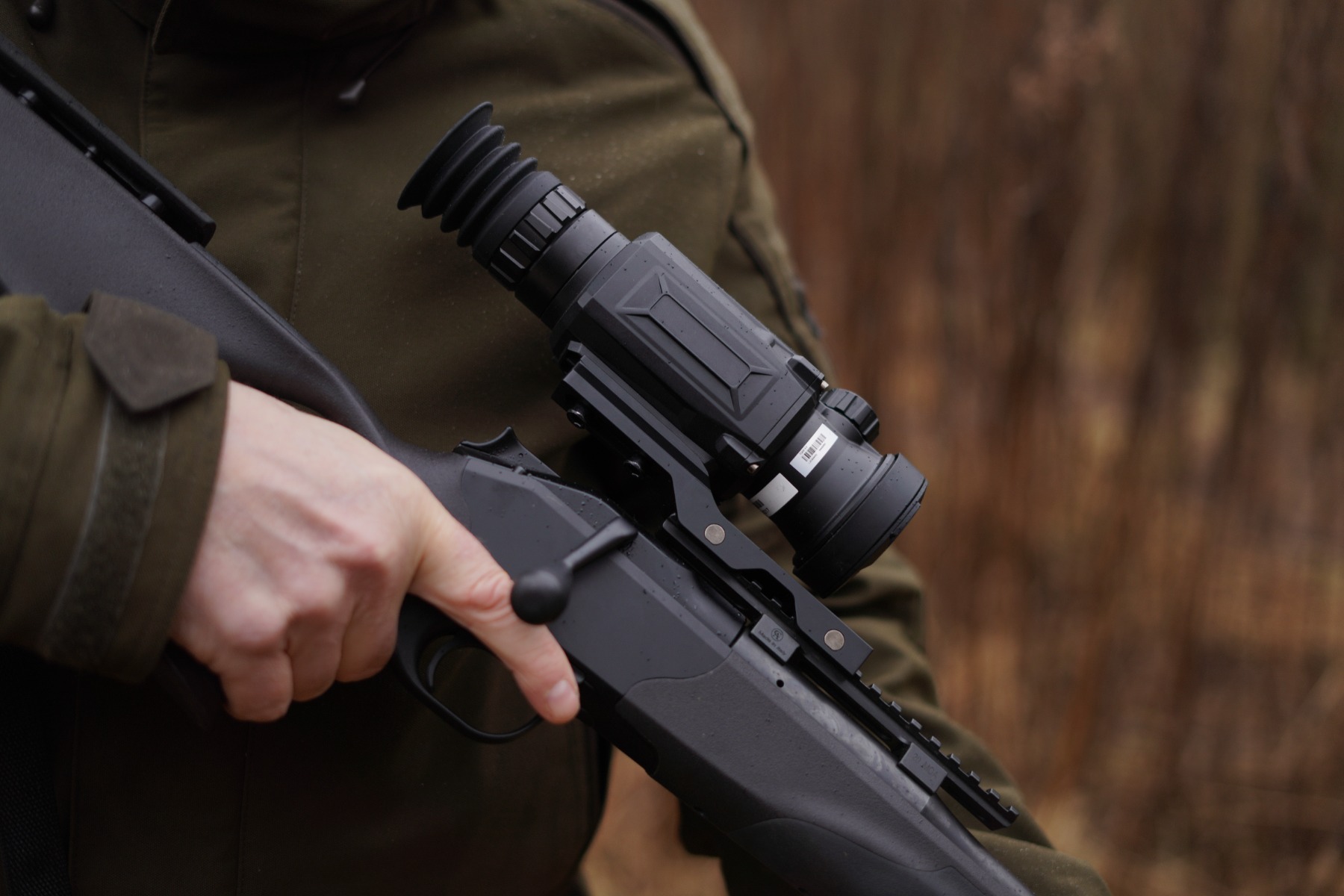 HIKMICRO Thunder 2.0 TH35 Smart Thermal Weapon Scope with Rail - 3.0x 35mm 20mK 384×288px 12µm