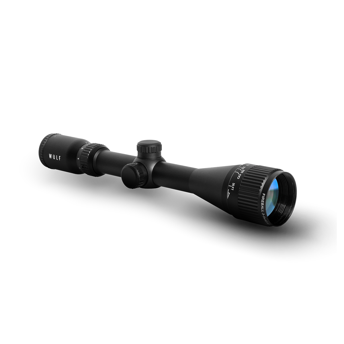 WIN A: WULF Fireball 3-9x40 Half Mil-Dot Reticle Adjustable Objective ...