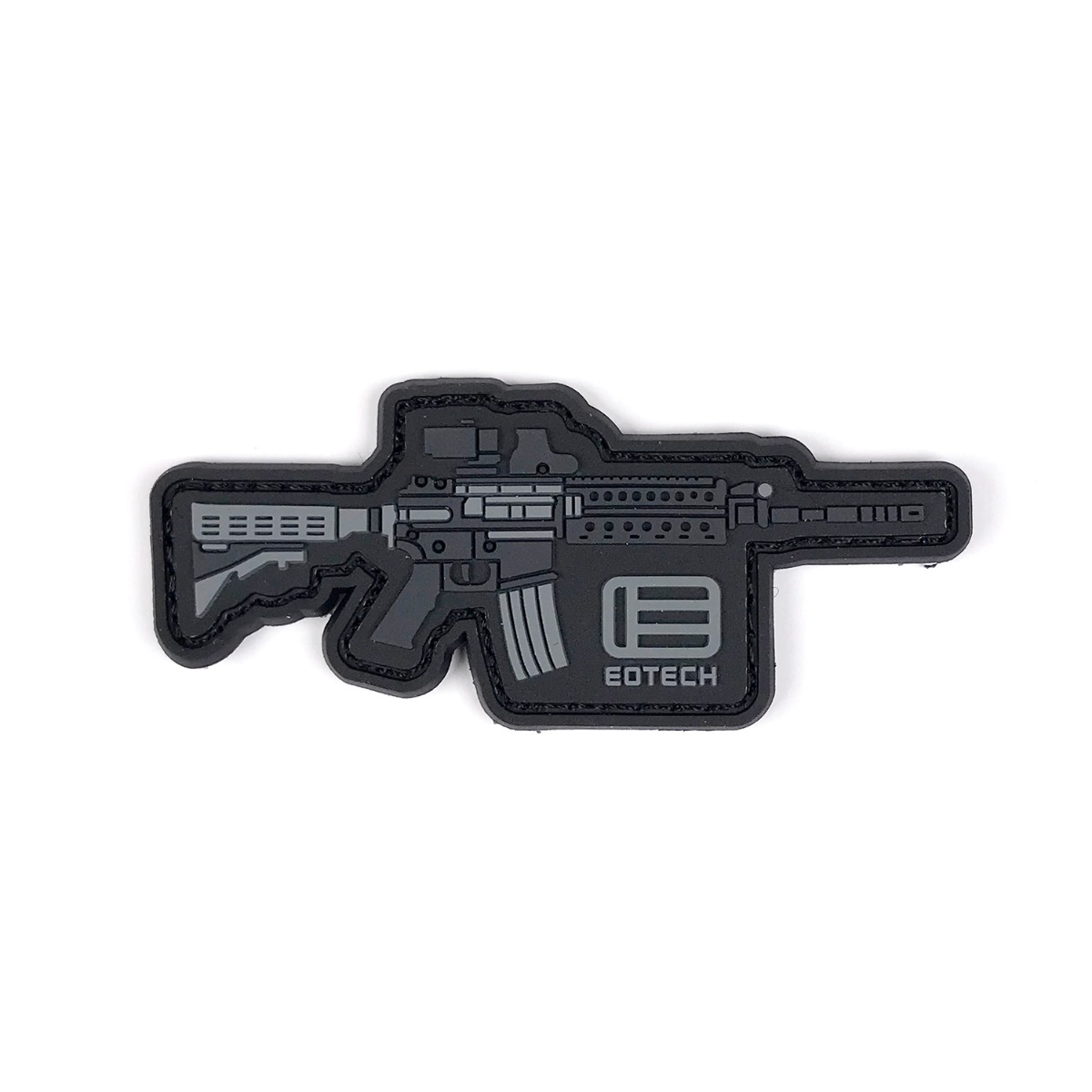 EOTech Logo Rifle Velcro Patch - Black/Grey