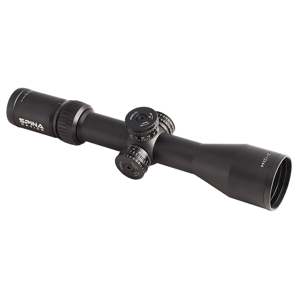 SPINA Optics Phalanx 2-12x44 HD Circle Dot Milling Ret 1/2 MOA Rifle Scope