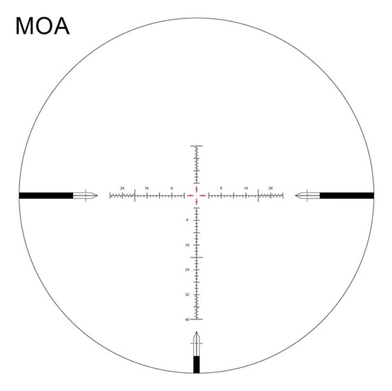Arken Optics EPL4 4-16x44 FFP VHR Illuminated Rifle Scope