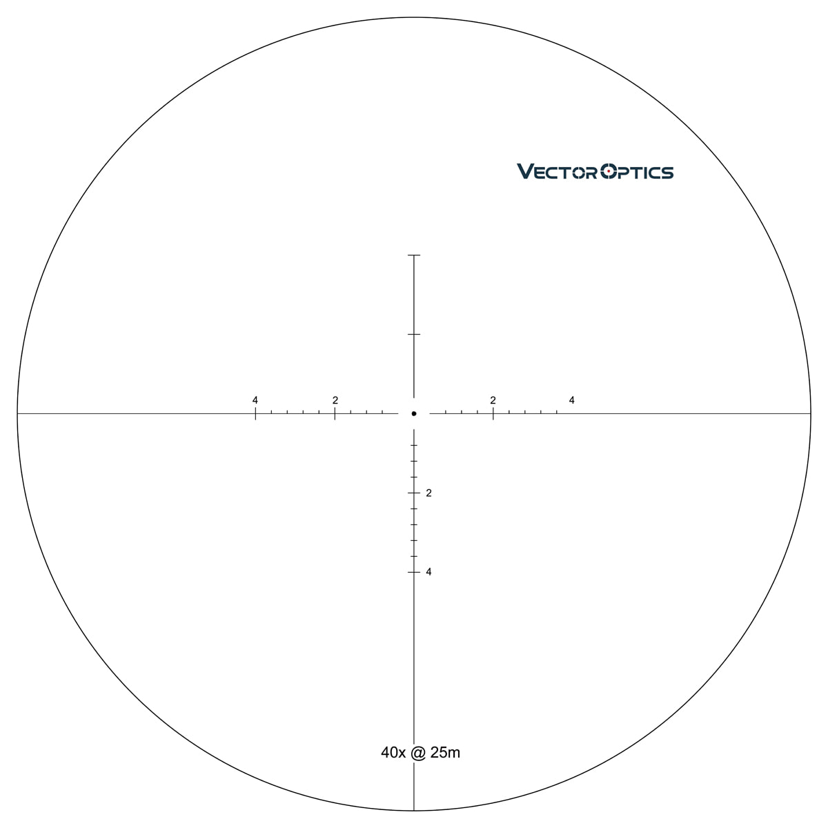 Vector Optics Sentinel-X Pro 10-40x50 COM-25M 1/8 MOA SFP Rifle Scope
